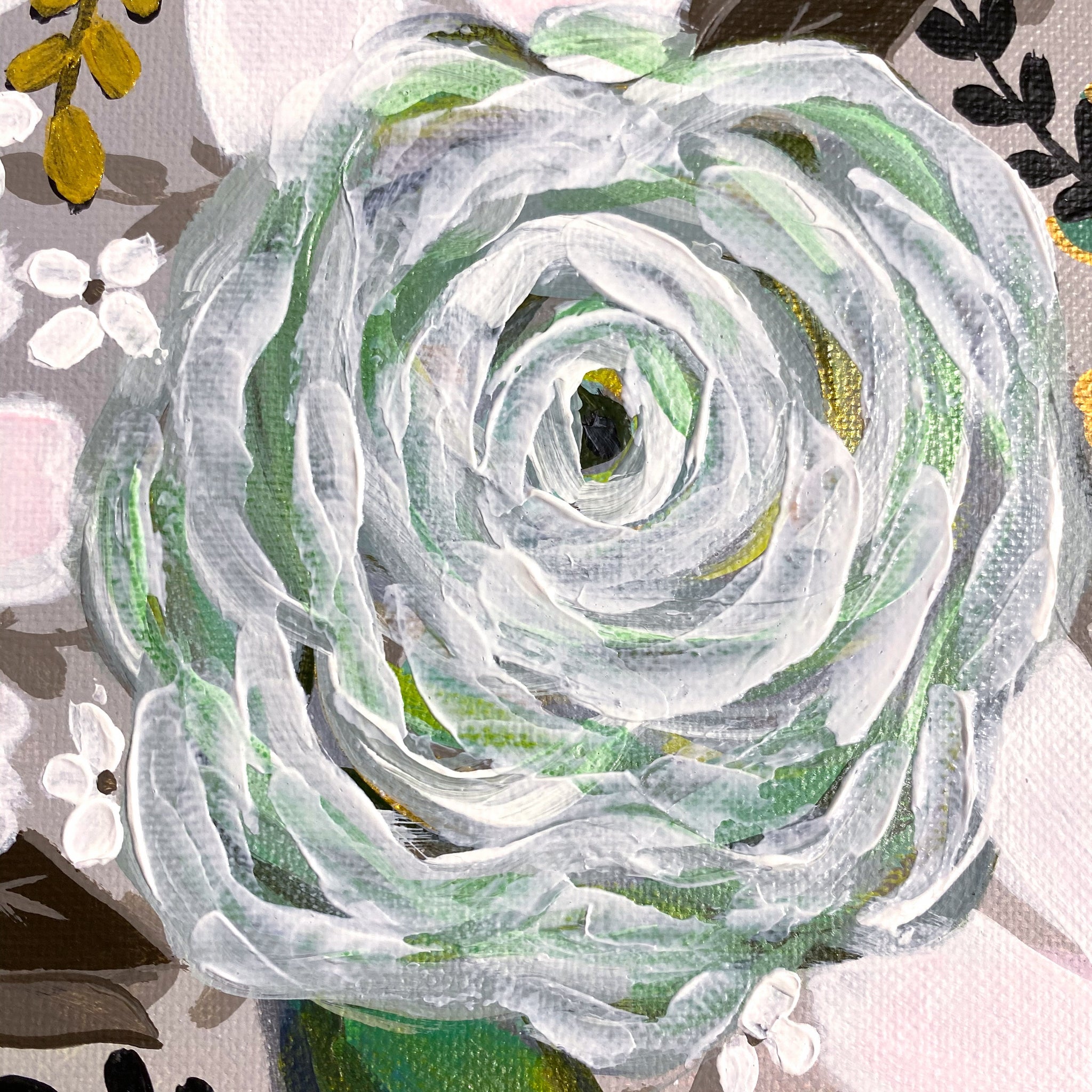 Color Wheel Hand-painted Original #2 - Green – darkisartwork